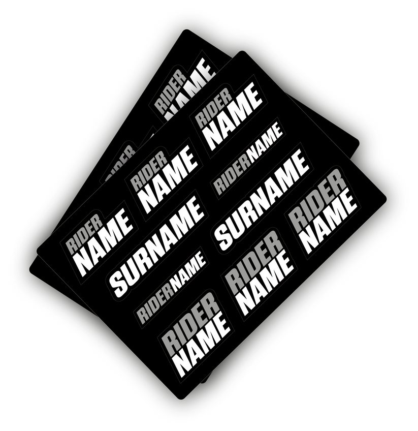 Rider I.D - Sticker Sheet – United Signage